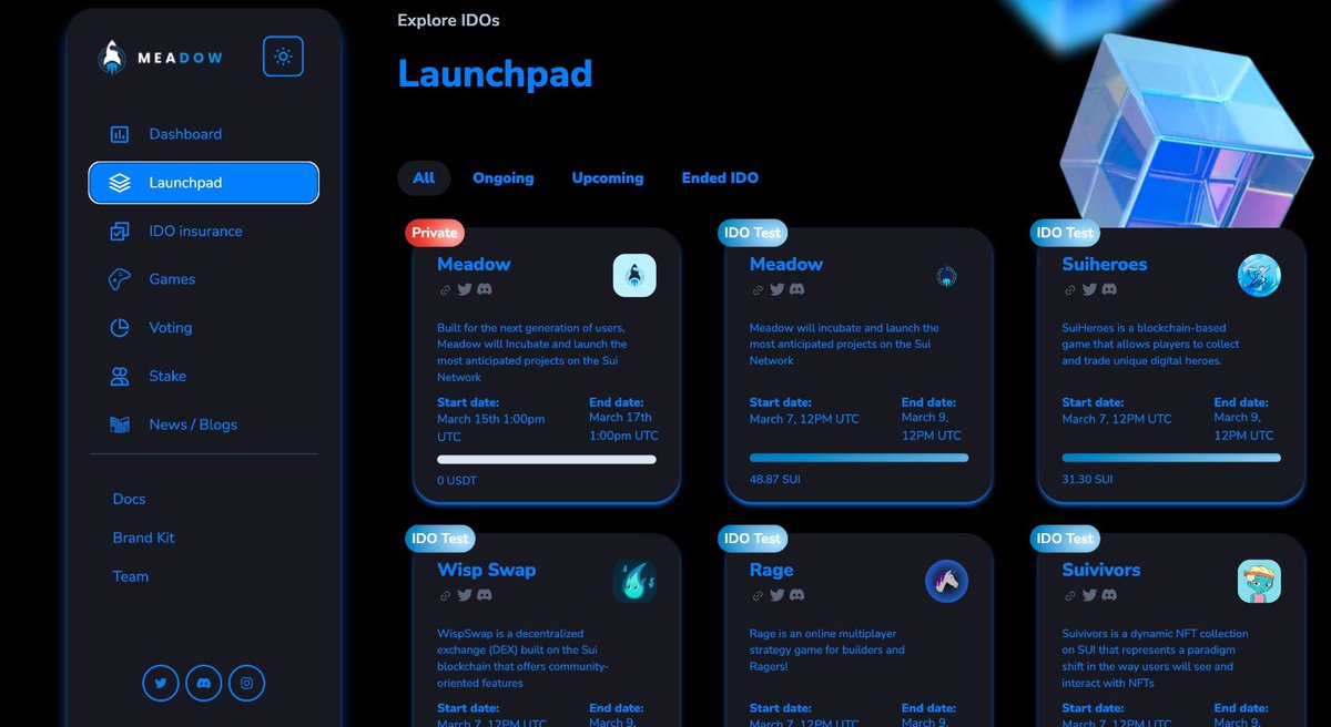 MEADOW THREAD Been hearing the buzz around sui network? Well you are not late and you are ...