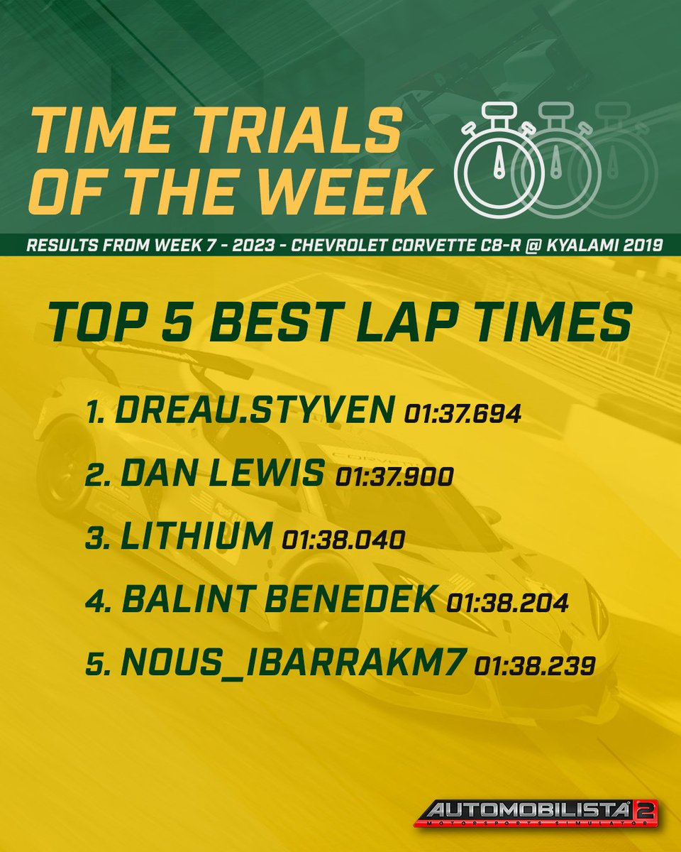 Reiza Studios on Twitter: "TTOTW week 7 🏁 TTOTW week 8 🏎️ Week 8 starts with the brand new ...