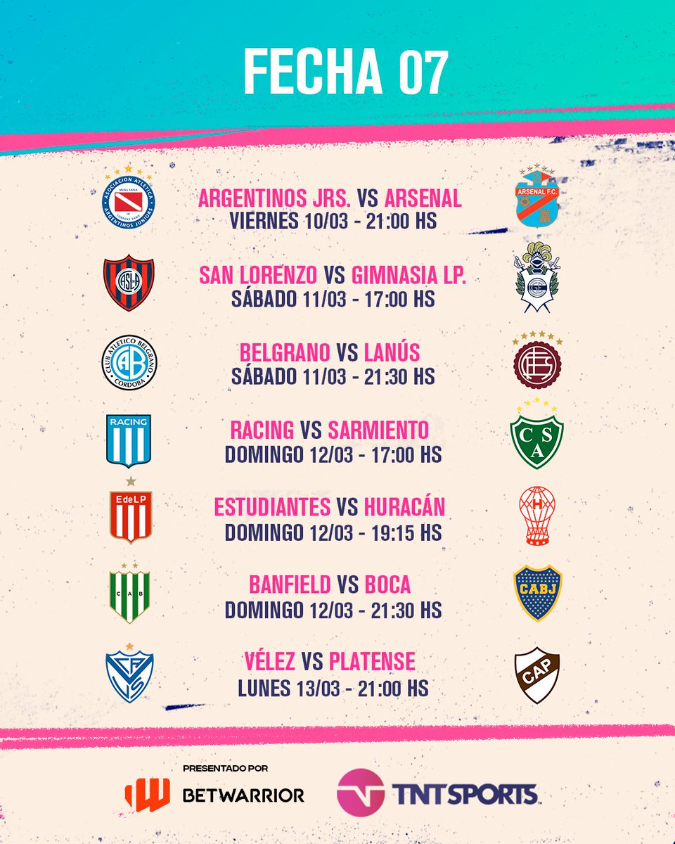 Tnt Sports Argentina On Twitter Se Viene La Fecha 7 De La