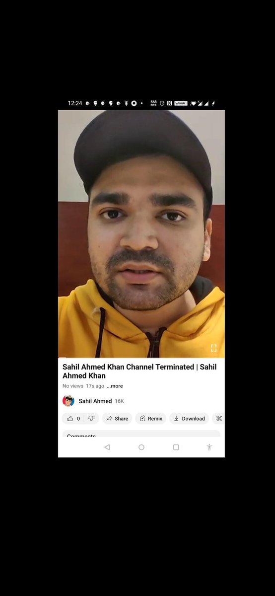 Sahil Ahmed Khan on Twitter: "https://youtu.be/3TIE7qFjMiQ Official statement and back up channel"
