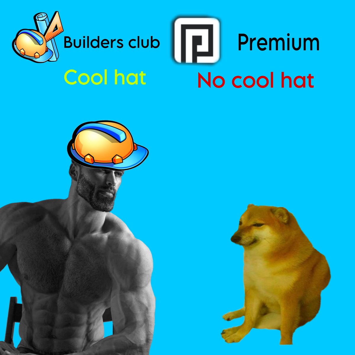 Roblox News on Twitter: "RT @Epitonex: Builders club vs premium"