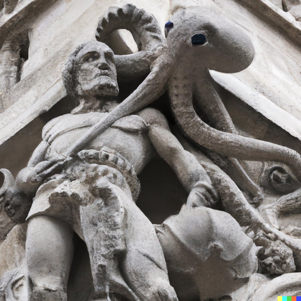 I got early access to #DALLE2exp and I ran some old prompts to compare ...