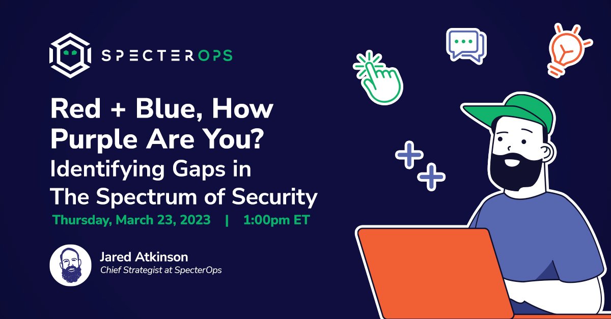 Jared Atkinson on Twitter: "🧵 Join me Thurs., March 23rd @ 1pm ET for ...