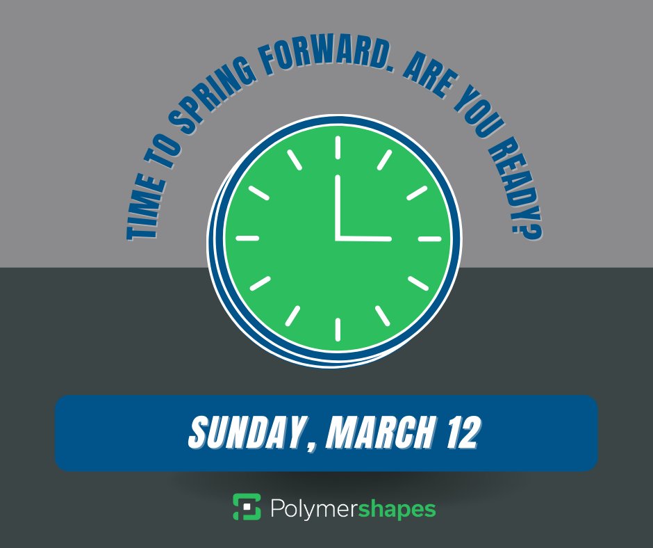 Polymershapes On Twitter Its Almost Time To Spring Forward Dont