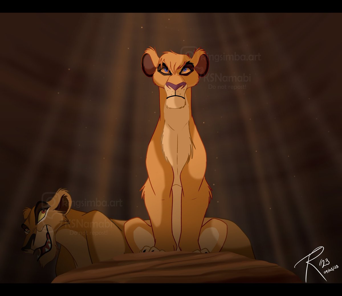 Lion King Zira And Vitani