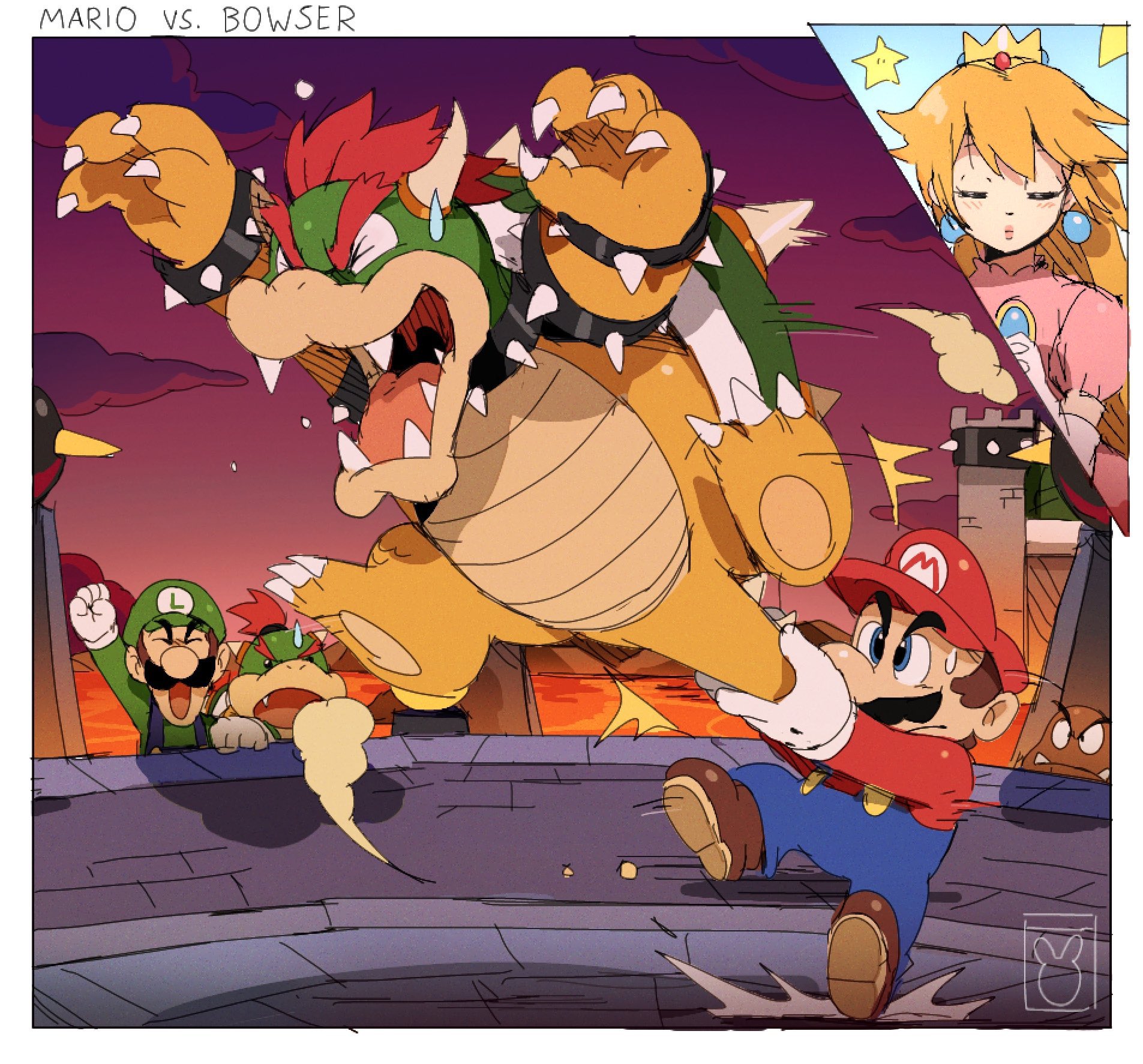 Mario Vs Bowser