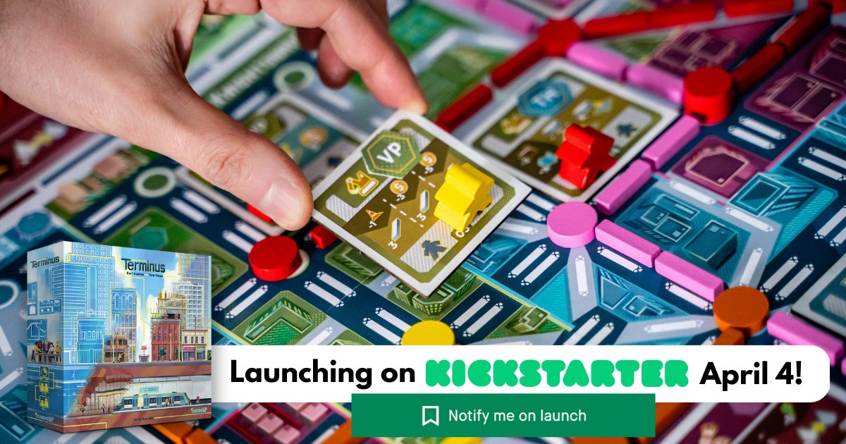 Inside Up Games on Twitter: "Now boarding for Terminus! Coming to Kickstarter April 4 - make ...