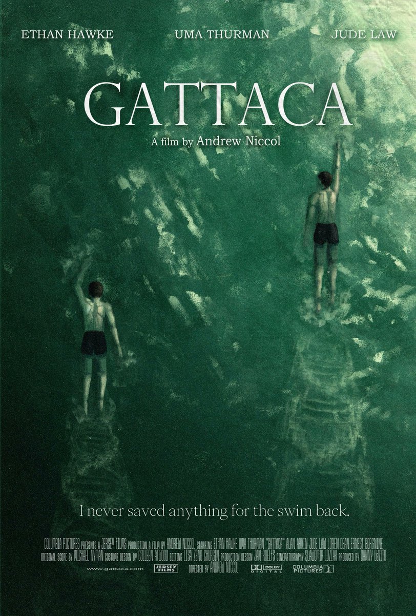 Sluts And Guts On Twitter Gattaca 1997 Movieposter