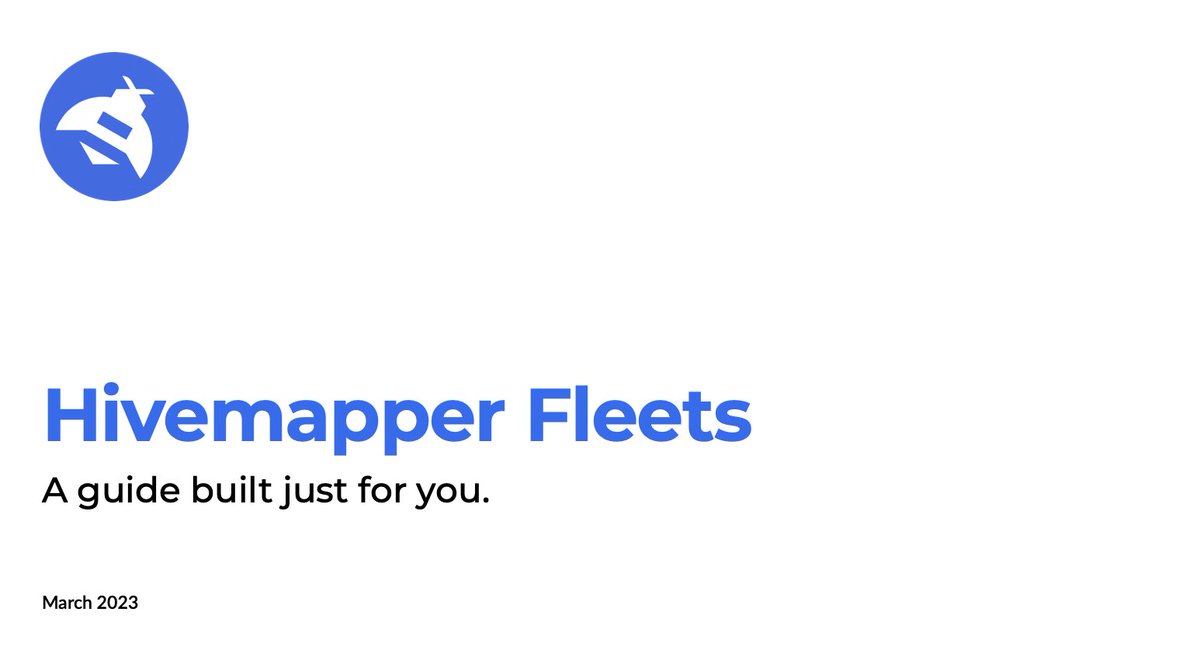 Hivemapper on Twitter: Hivemapper on Twitter: