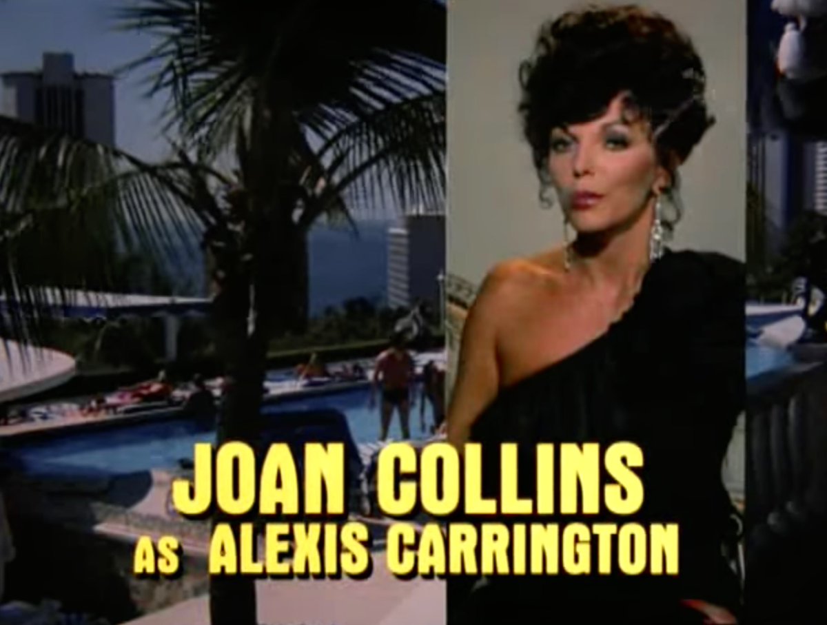 Michael Beschloss on Twitter: "In her first scene on "Dynasty," what was Alexis (Joan Collins ...