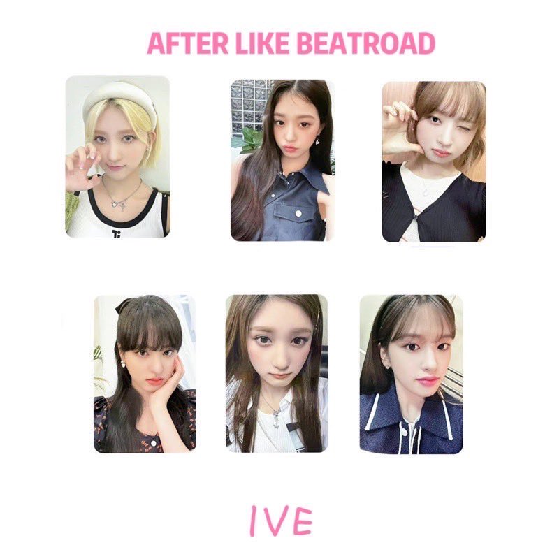 Shine on Twitter: "IVE AFTER LIKE BEATROAD PHOTOCARD OFFICIAL ₱950-₱1850 http://shope.ee ...