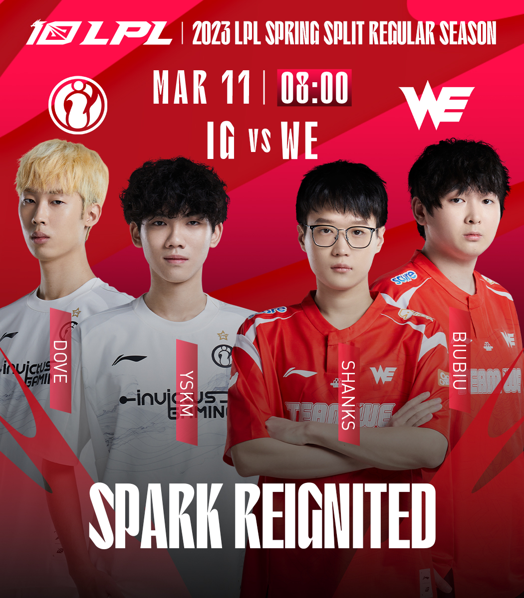 LPL on Twitter: "Start your Saturday with #LPL action! First up it's IG vs WE, you don't want to ...