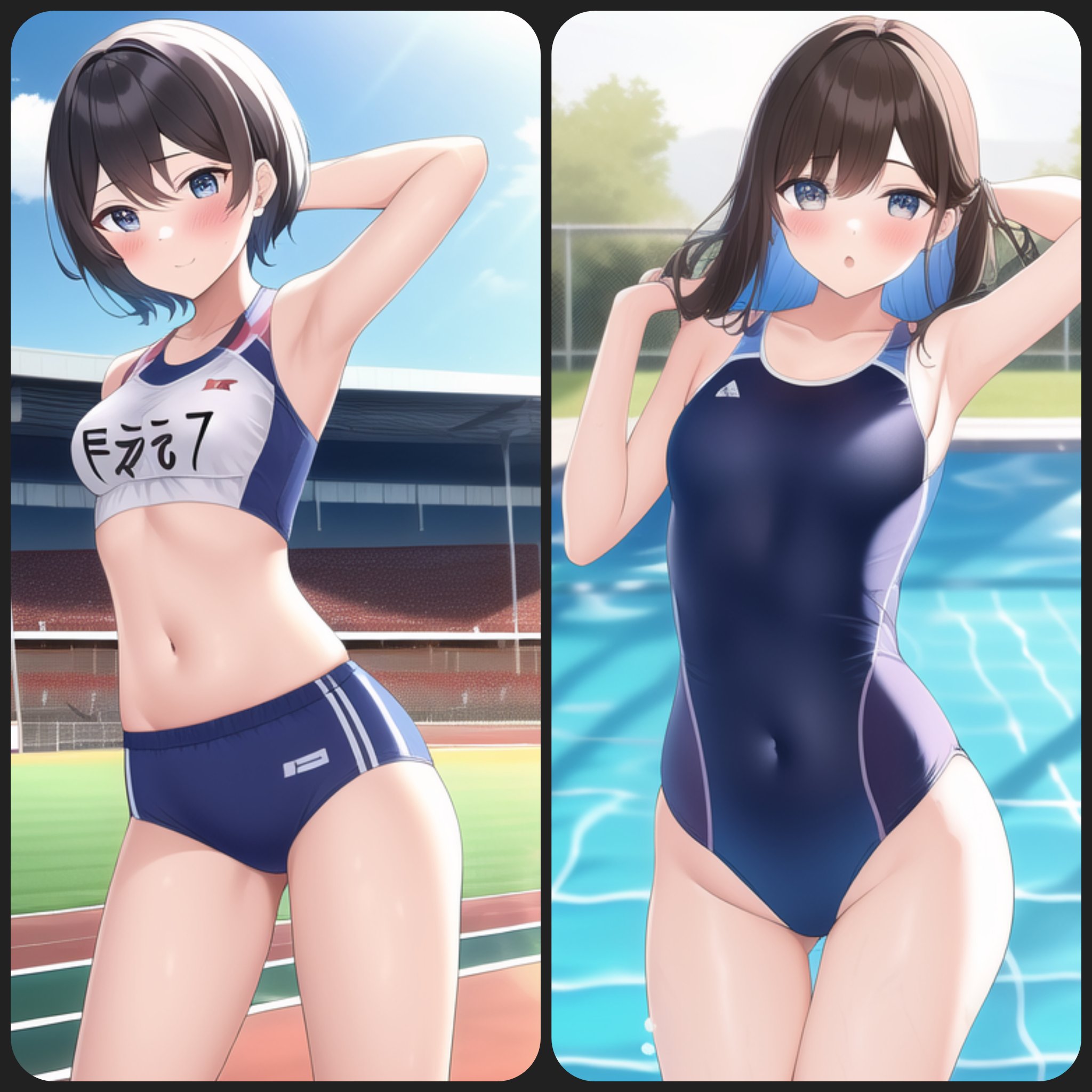 ass_fight_lover on Twitter: "pixivにて全体に公開中！ よろしくお願いいたします。 #レズバトル #女の子に急所攻撃 #足マン #電気あんま [R-18] 陸 ...