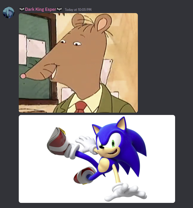 So you have Mister Ratburn - And Sonic 」| PEPON の漫画