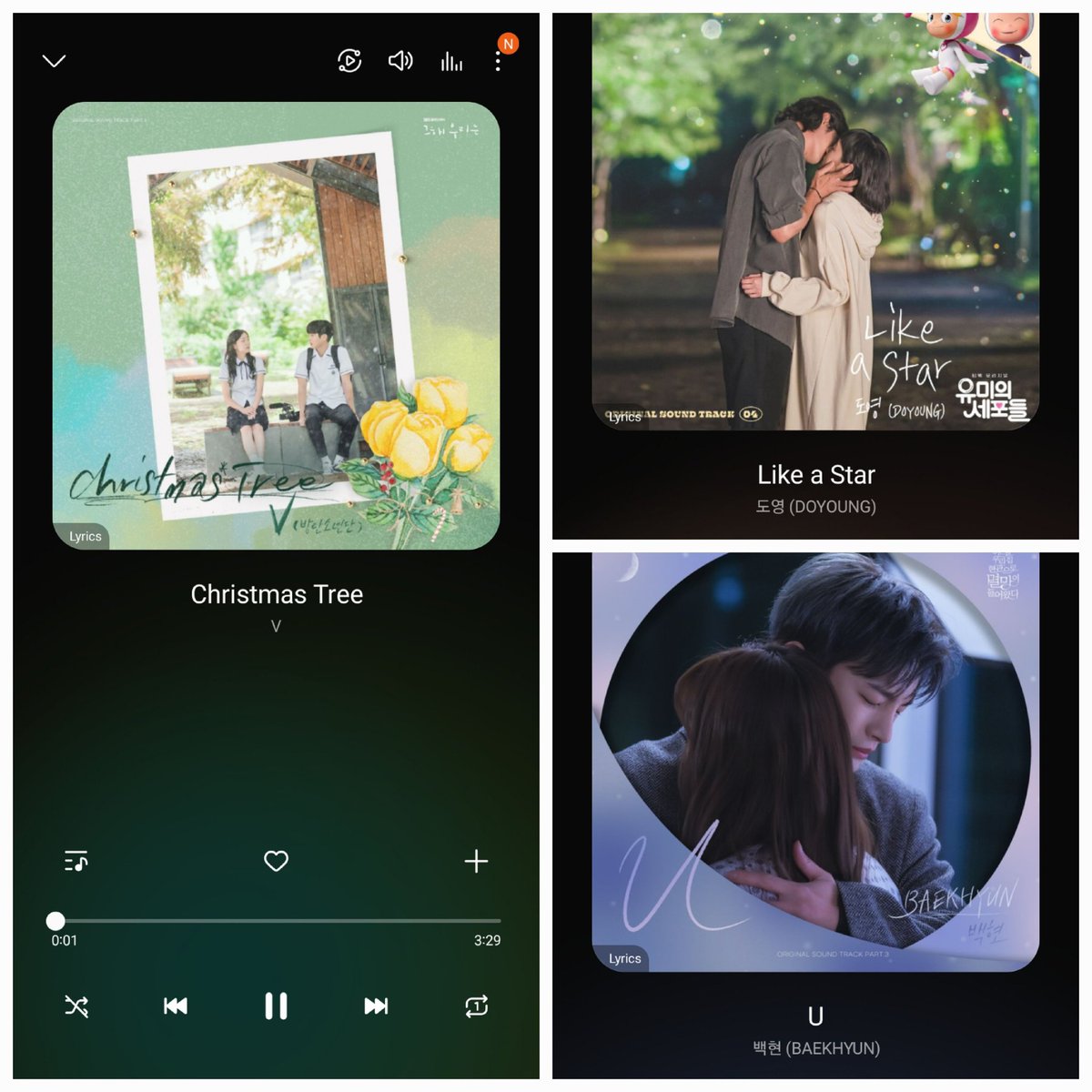 K-Drama Menfess on Twitter: "•kdm• guyss saranin ost drakor yang vibesnya kayak 3 ost inii 😭 ...