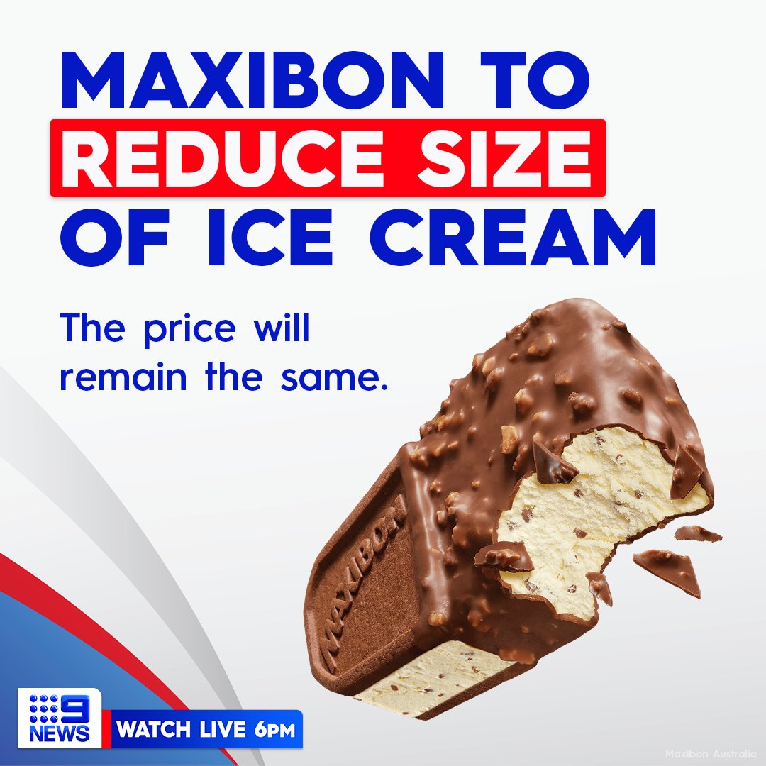 MAXI-GONE: The iconic Maxibon ice cream is set to shrink this month ...