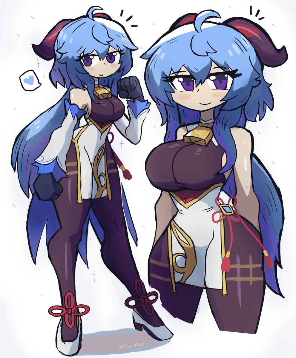 「💙💜 」| Tony_Welt のイラスト