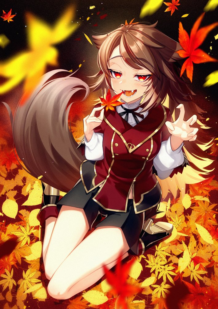 オチカ on Twitter: "RT @cluseller: 紅葉Linafordちゃん（季節感死亡） なるがみさんskebリクエストありがとうございました！"