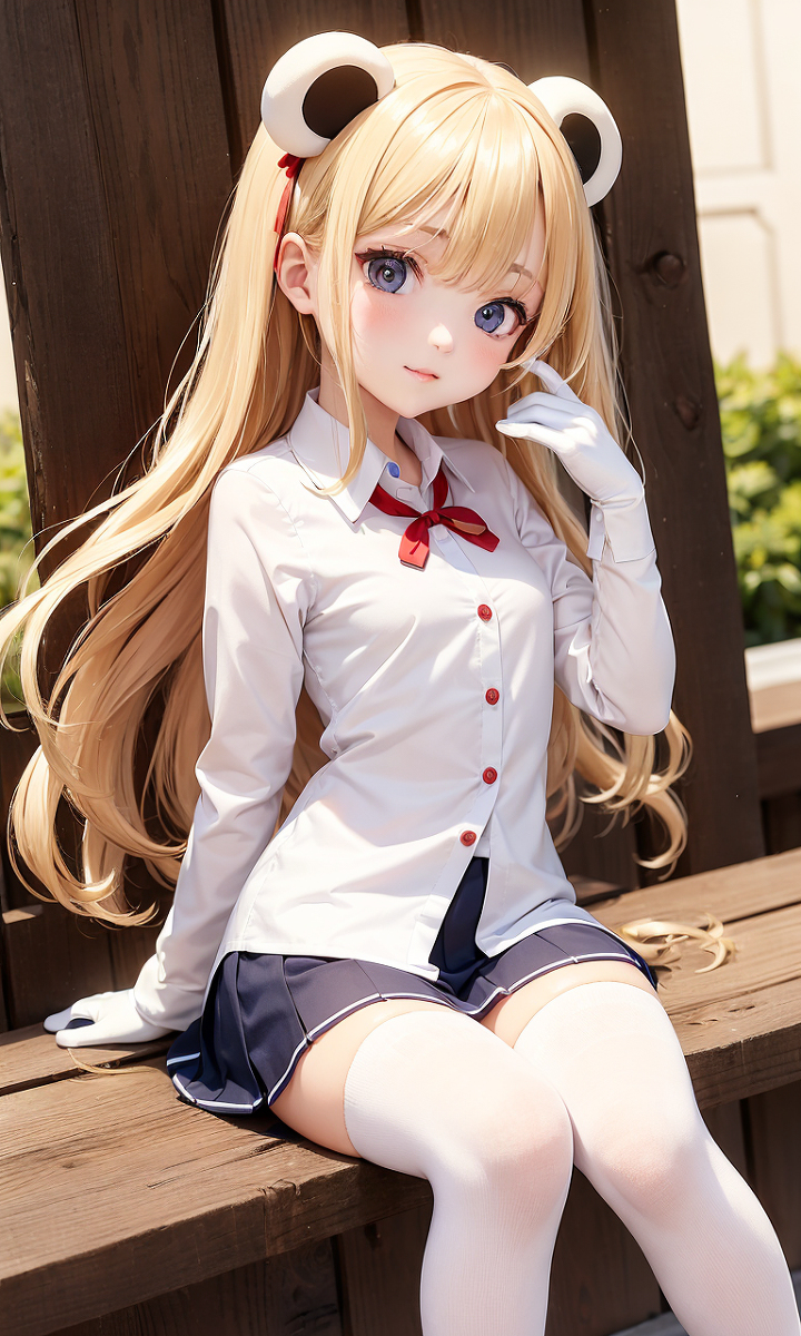 プラモ製作委員会 on Twitter: "パンダ耳の制服少女 #pixiv今日のお題 #パンダ #AIイラスト #ミニスカ #オリジナル https://pixiv.net/artworks ...