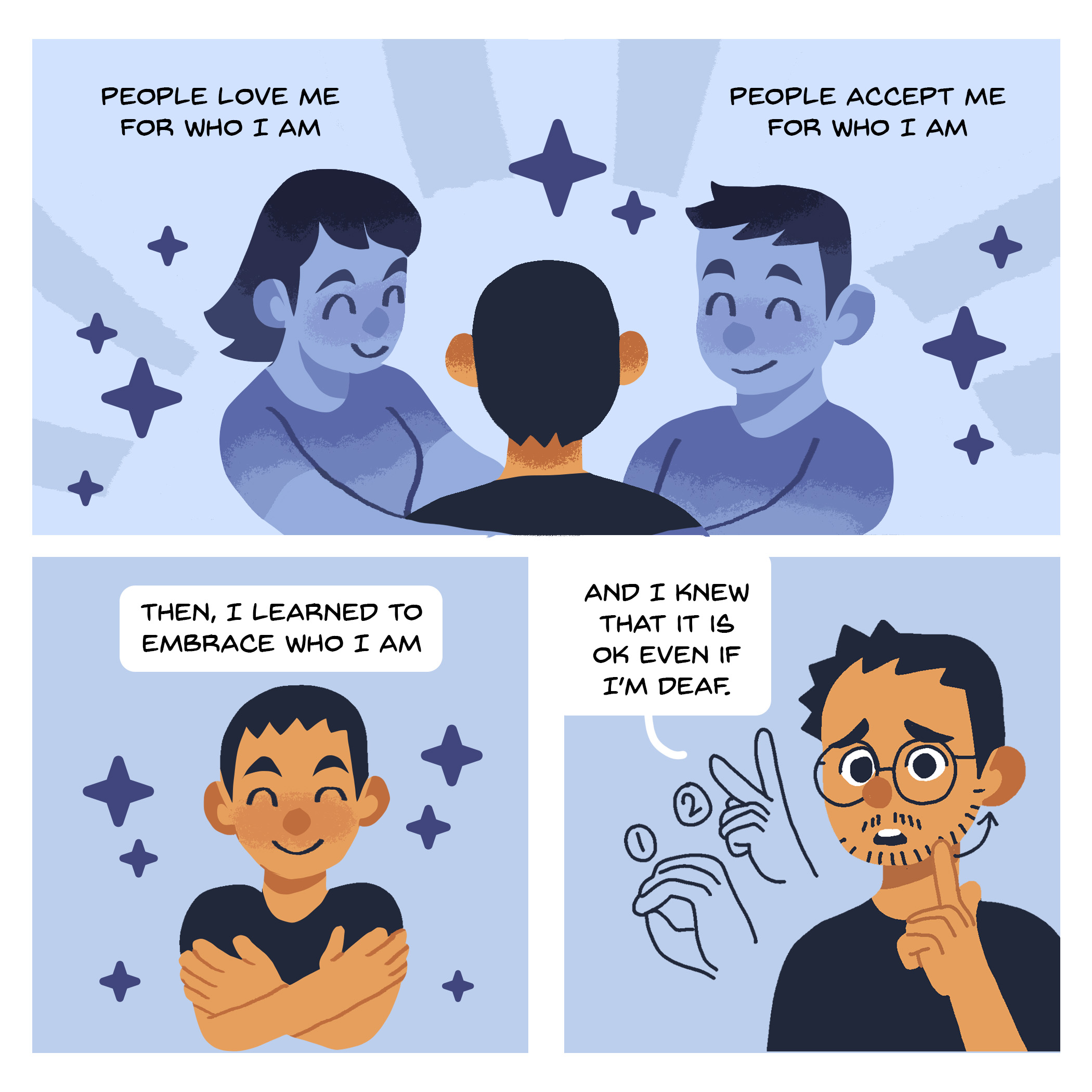 Caldatelier | March 31-April 2 Komiket on Twitter: "Sometimes, deaf person doesn't wish to be ...