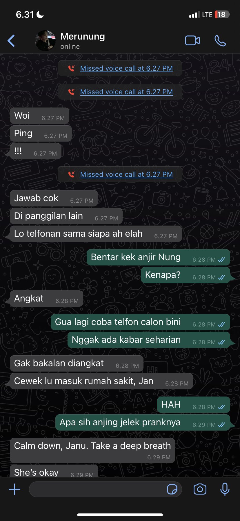 Maro on Twitter: "— dia nggak akan bales, https://t.co/9giJPk82pG" / Twitter