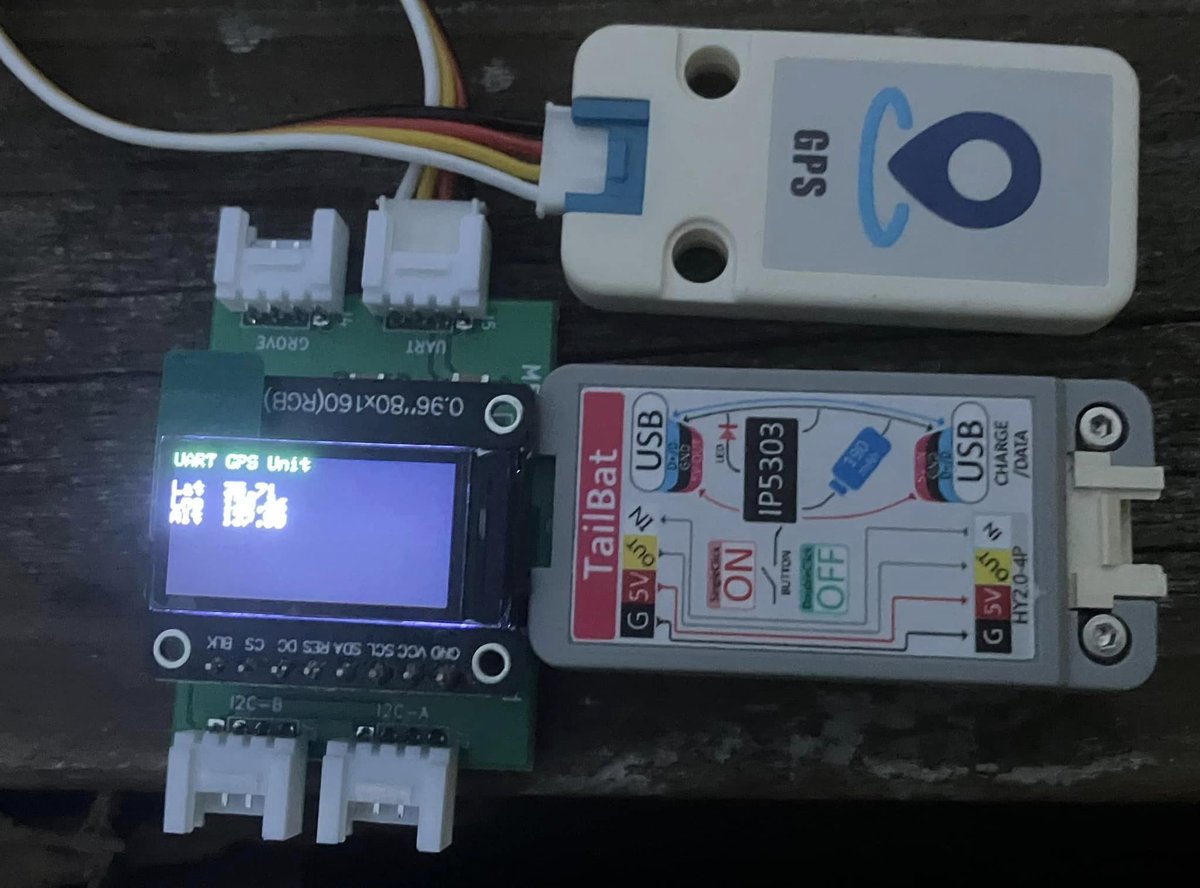 M5Stack on Twitter: "RT @KHloCSIavYLAiKZ: M5StampS3用の拡張基板の動作確認3 ST7735でカラー表示 UARTの確認（GPS) Groveで ...