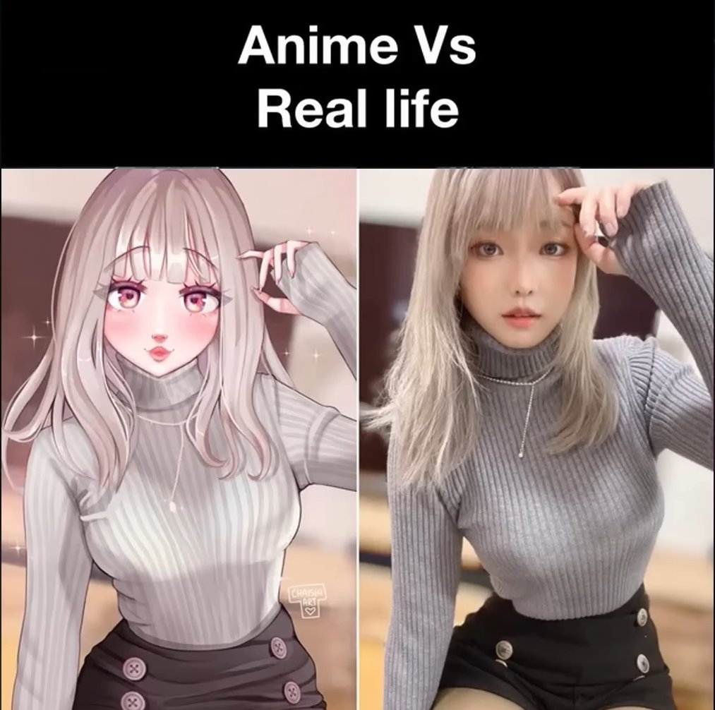 Real Life Vs Anime