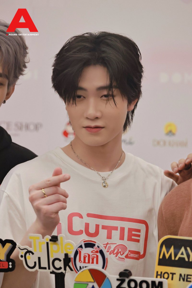 A.ROUND on Twitter: "ติวเตอร์-ยิม แถลงข่าว คอนเสิร์ต “CUTIE LOVE FANCONCERT” ปืดท้ายซีรีส์สุดฮิต ...