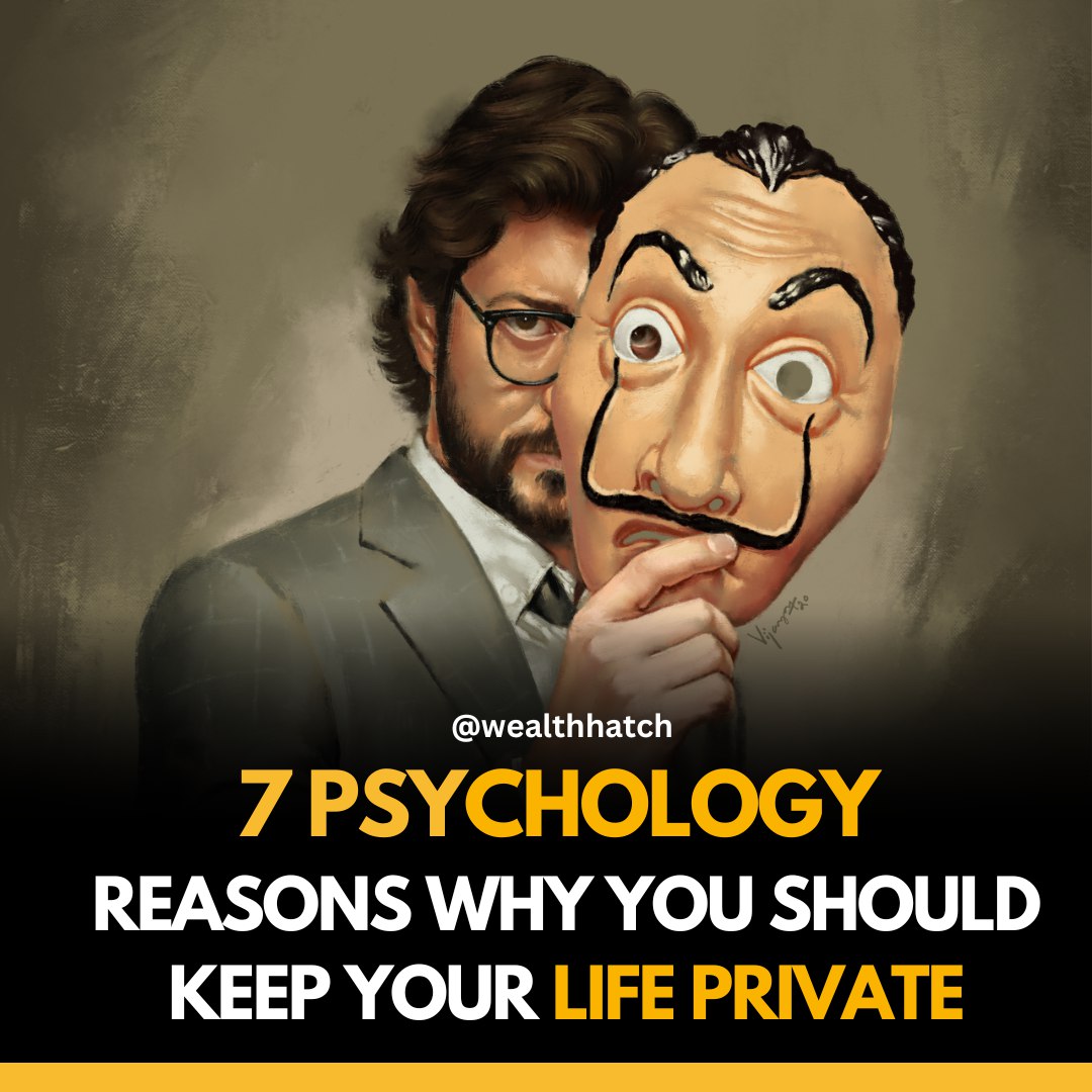 7 Psychology Reasons Why You Should Keep Your Life Private: https://t ...
