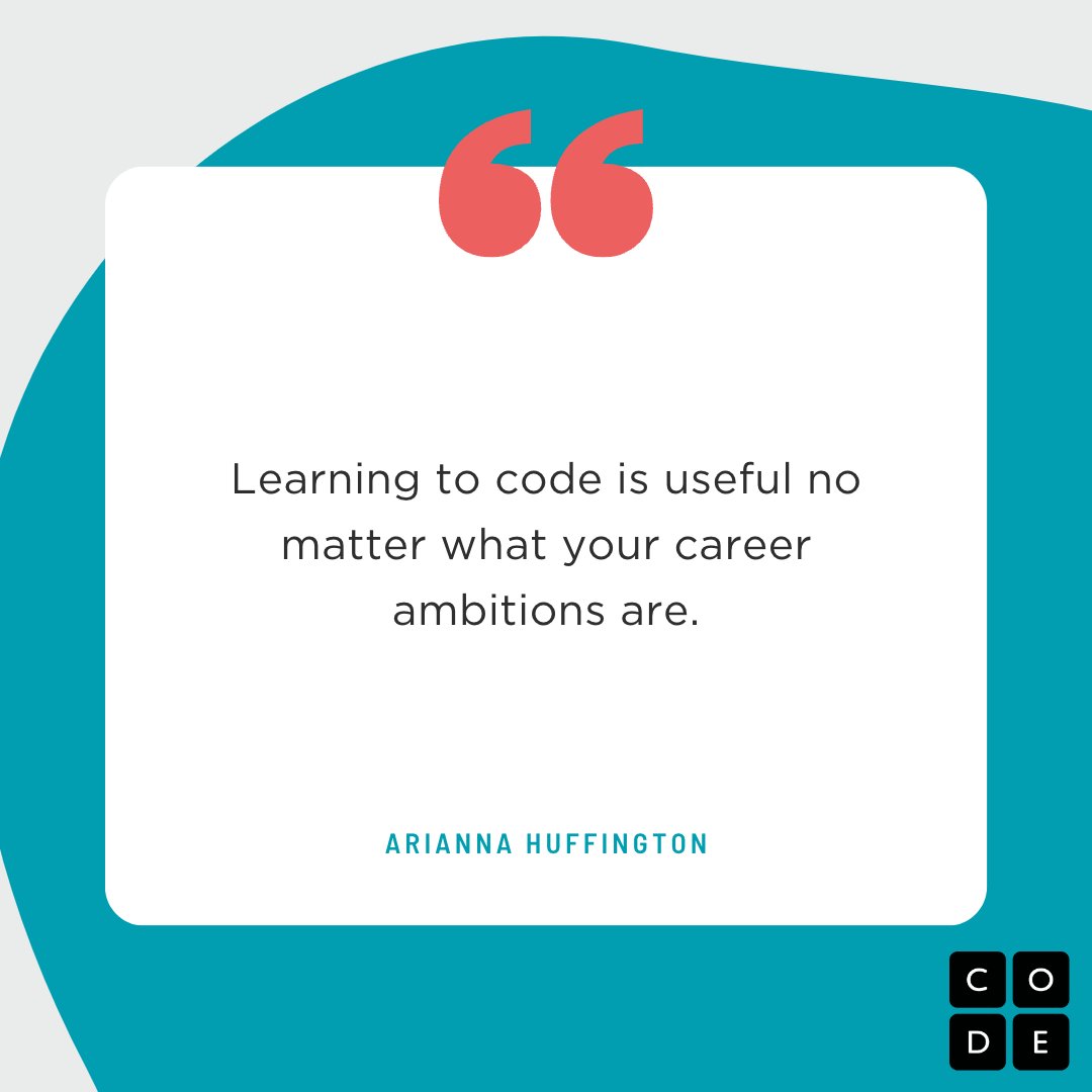 So true, @ariannahuff! 👩‍💻 Code.org @codeorg
