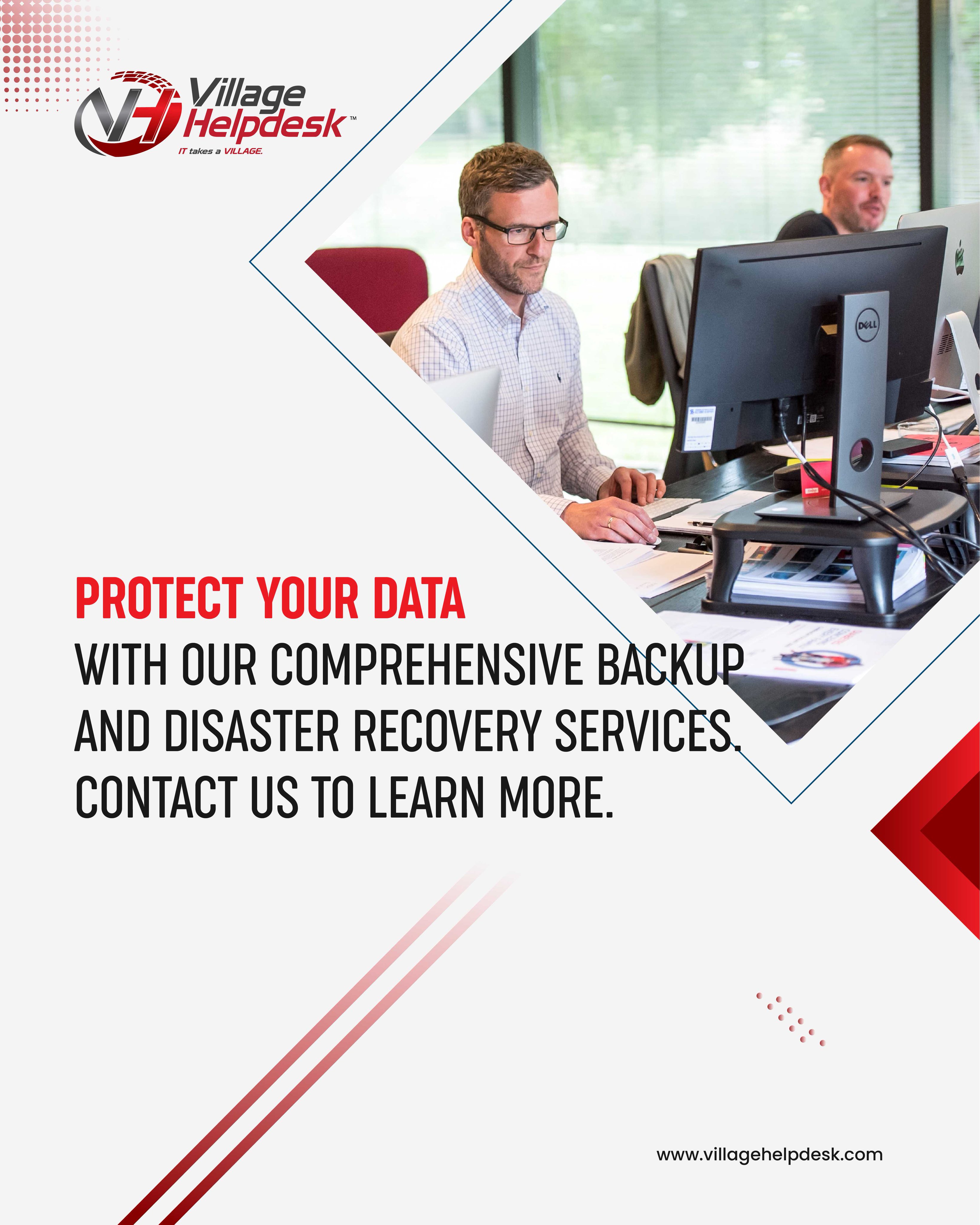 Village Helpdesk on Twitter: "Data loss can be devastating for a business. Ensure your company's ...