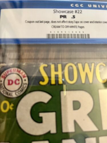 Search & Collect on Twitter: "Showcase #22 CGC Origin and First Appearance Of Silver age Green ...