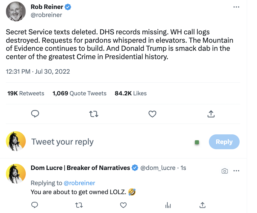 THREAD: Proof that Rob Reiner is about to send Donald Trump to jail ...