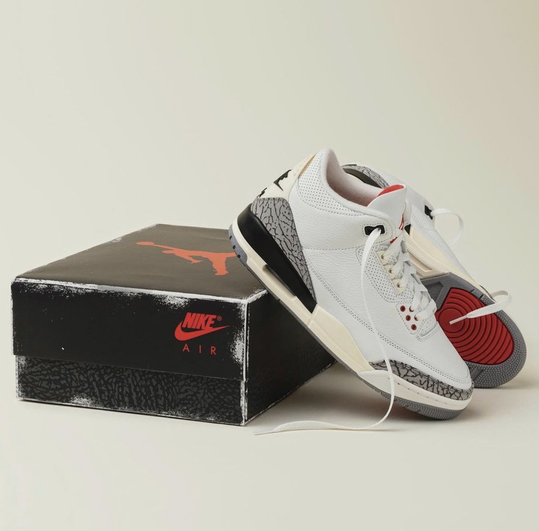 Sneaker Huddle on Twitter: "DIRECT LINKS via JD Sports ⚡️ Ad: Air Jordan 3 'White Cement ...