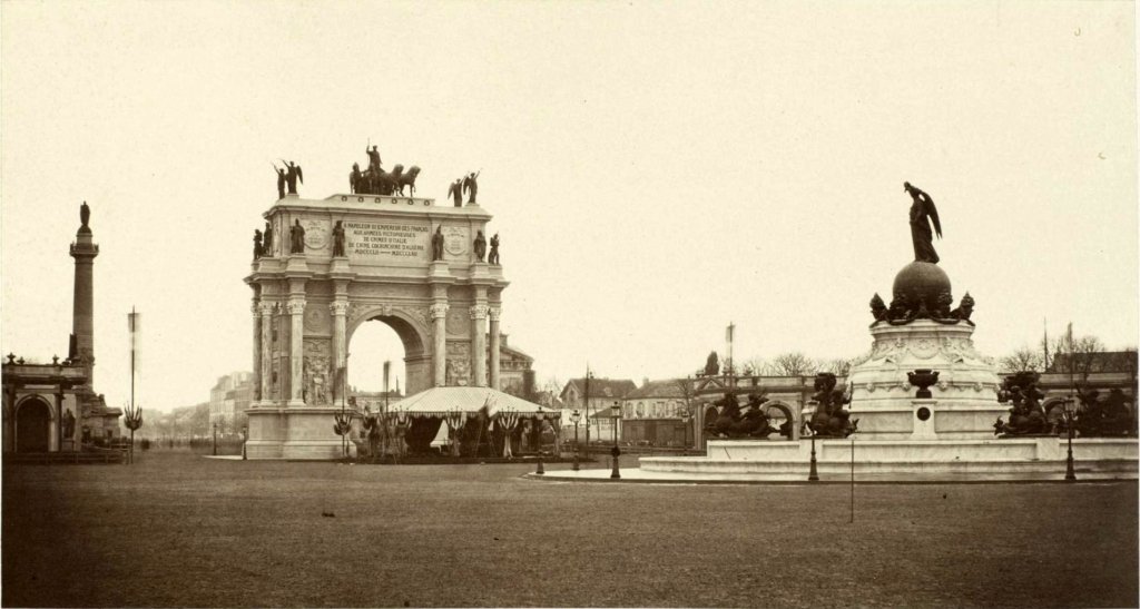 Pierre-Ambroise Richebourg. Place du Trône (place de la Nation) 1857/67 ...