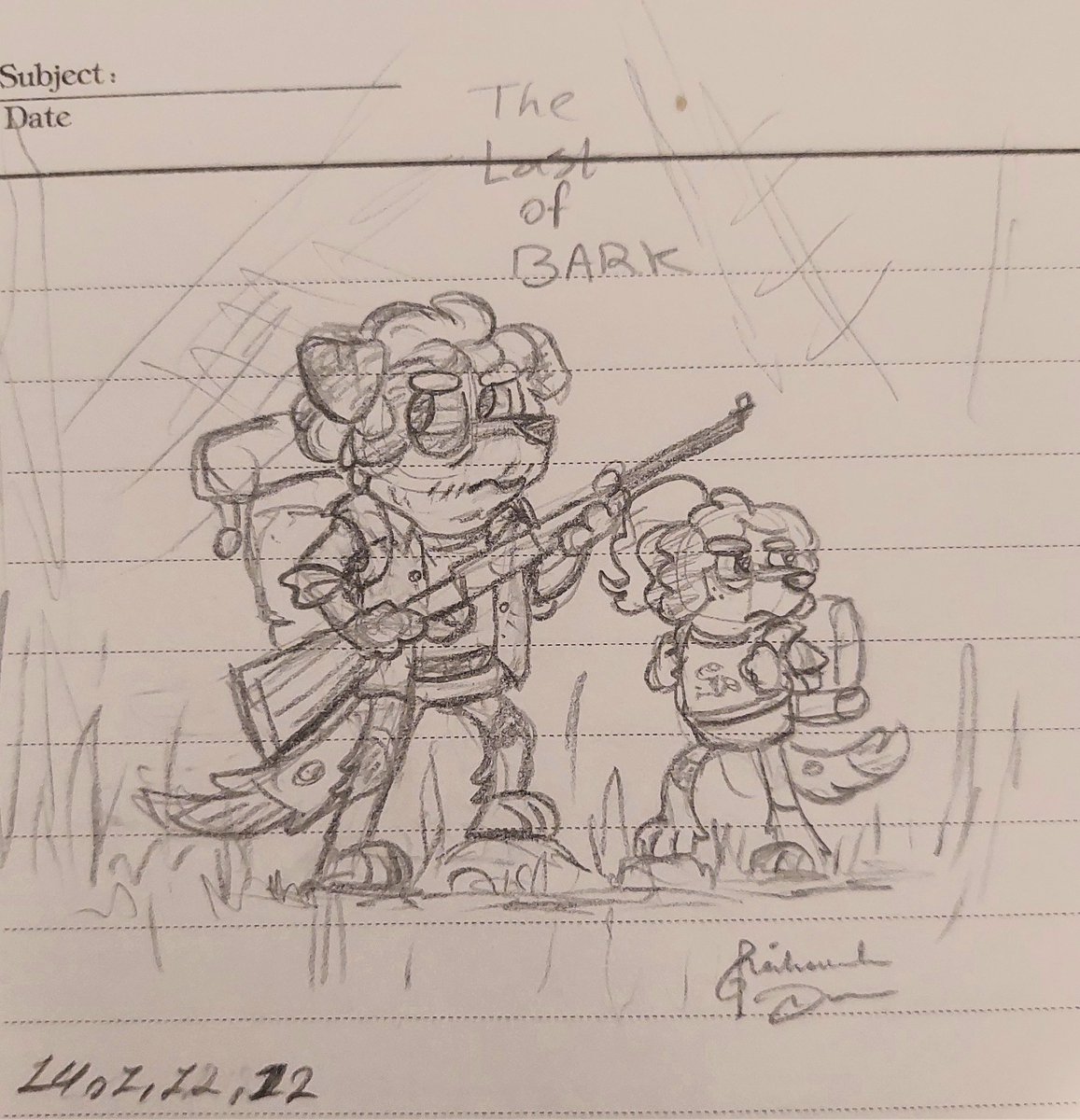 ️Rei🌈 ️🪬 on Twitter: "This silly sketch in my drafts.. #TheLastOfUs #tlou #bluey"