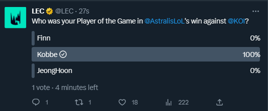 proxyfox on Twitter: "@LEC @AstralisLoL @KOI !! https://t.co/w1Ni1CJZKT" / Twitter