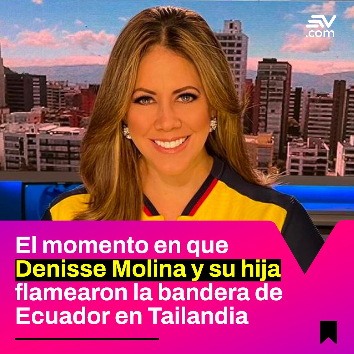Denisse_Molina compartió el emocionante momento en que flameó la ...