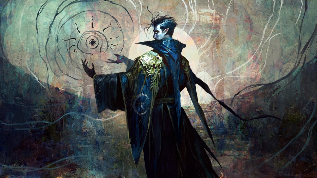 「This is „Raith Skaddar the Black" a char」|Dominik Mayerのイラスト