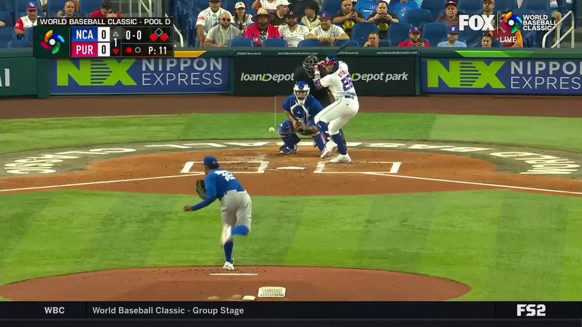 FOX Sports: MLB on Twitter: "Puerto Rico is on the board first 🇵🇷 📺: WBC on FS2 and the FOX ...