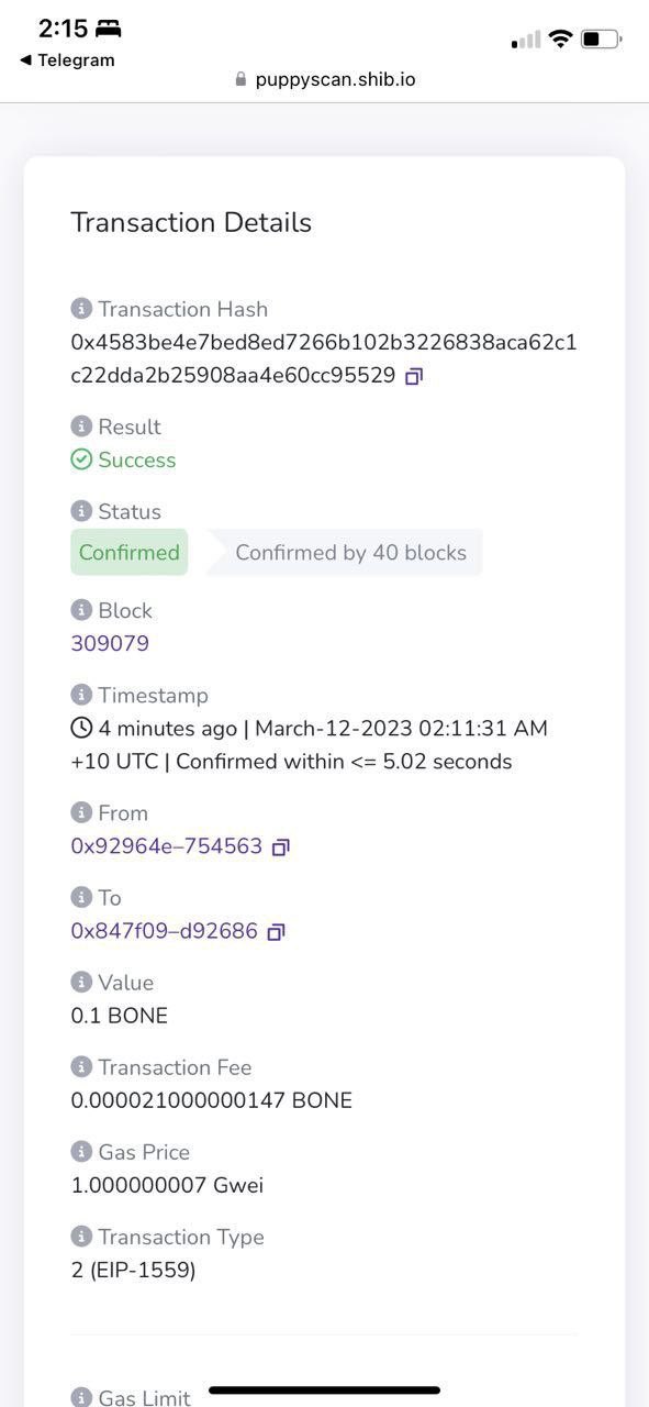 shibarium1 on Twitter: "Example from a user https://t.co/jufrU7hUBC" / Twitter