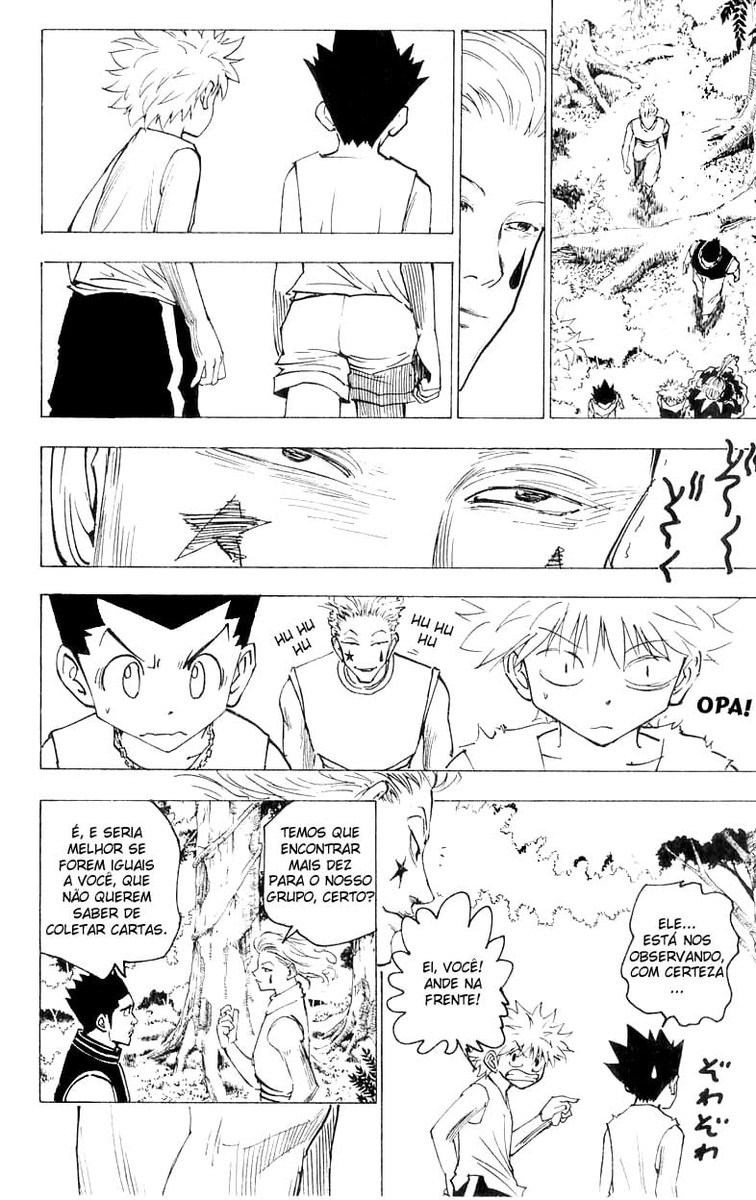 Todo dia um personagem que sola um verso on Twitter: "Hisoka com seu ren faz um Gon e Killua ...