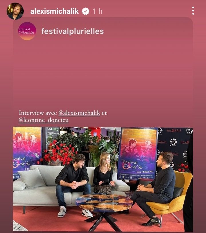 ~Versailles Family~ on Twitter: "Alexis Michalik (@mistermichalik) on his IG Story Shared post ...