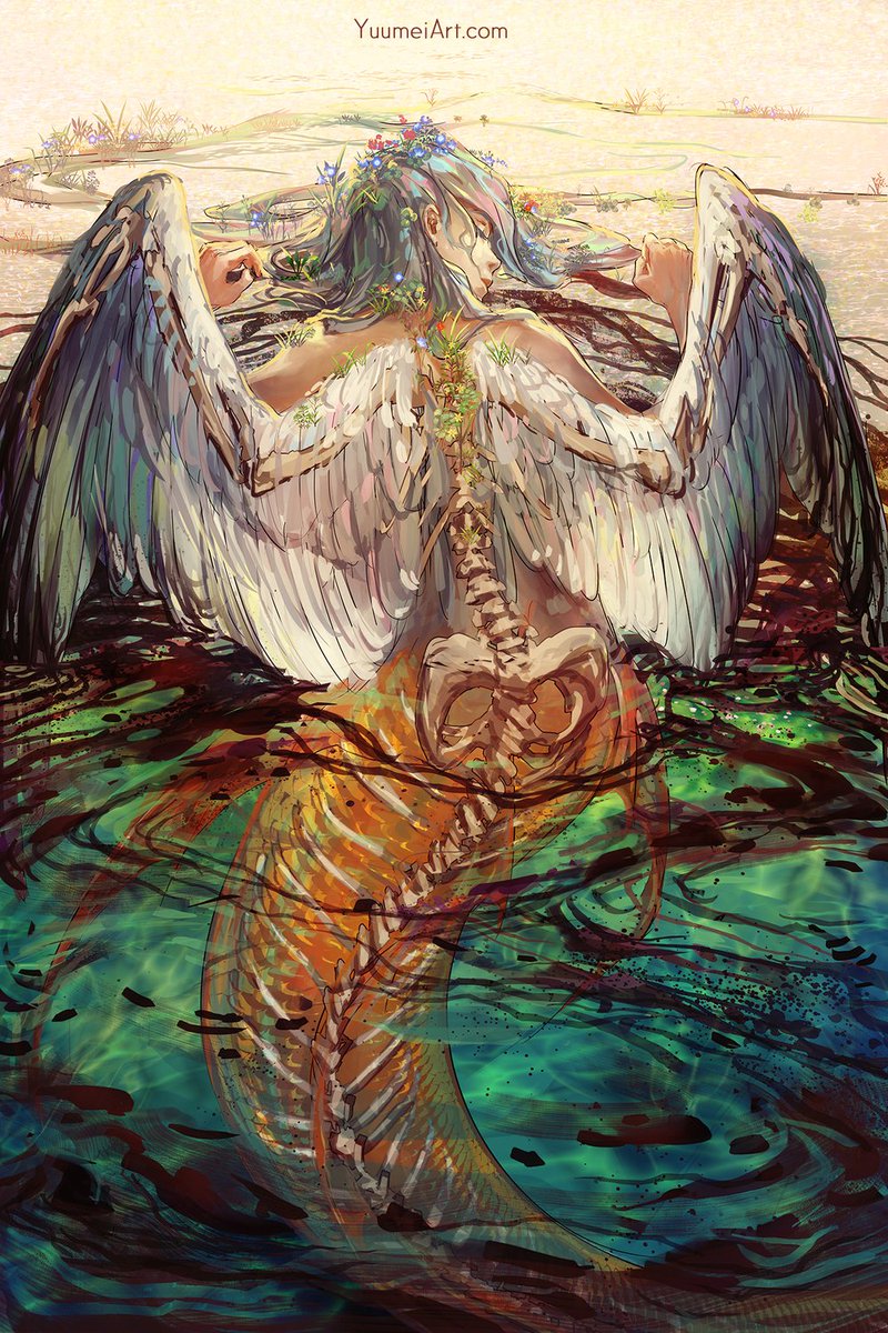 Yuumei on Twitter: "#Mermaid"