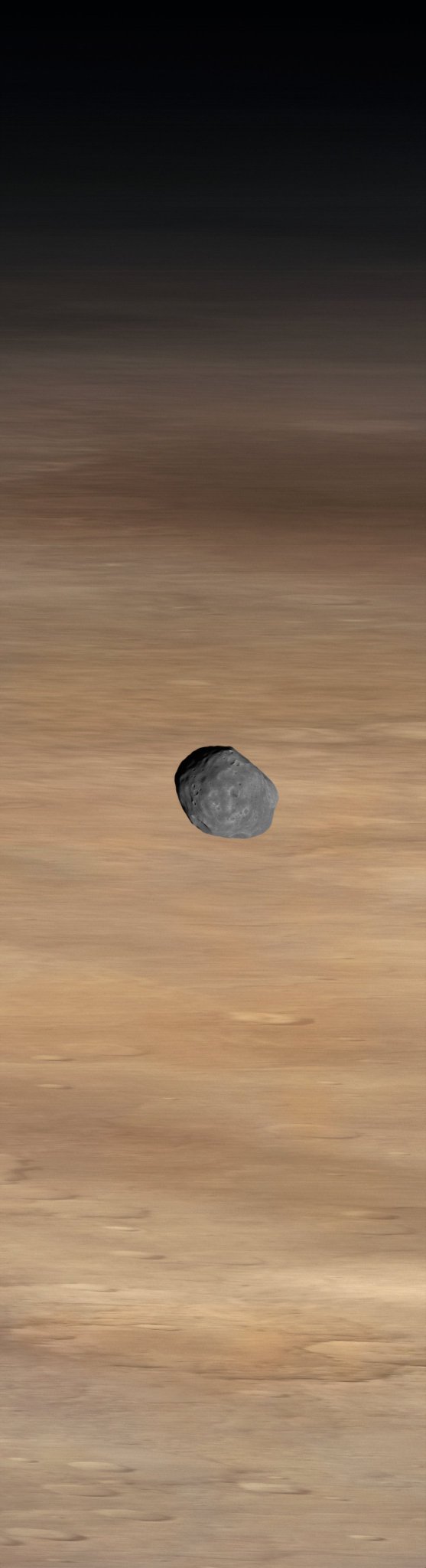 Andrea Luck on Twitter: "🧵1/2 Another shot for my series of Phobos over Mars Click on this image ...