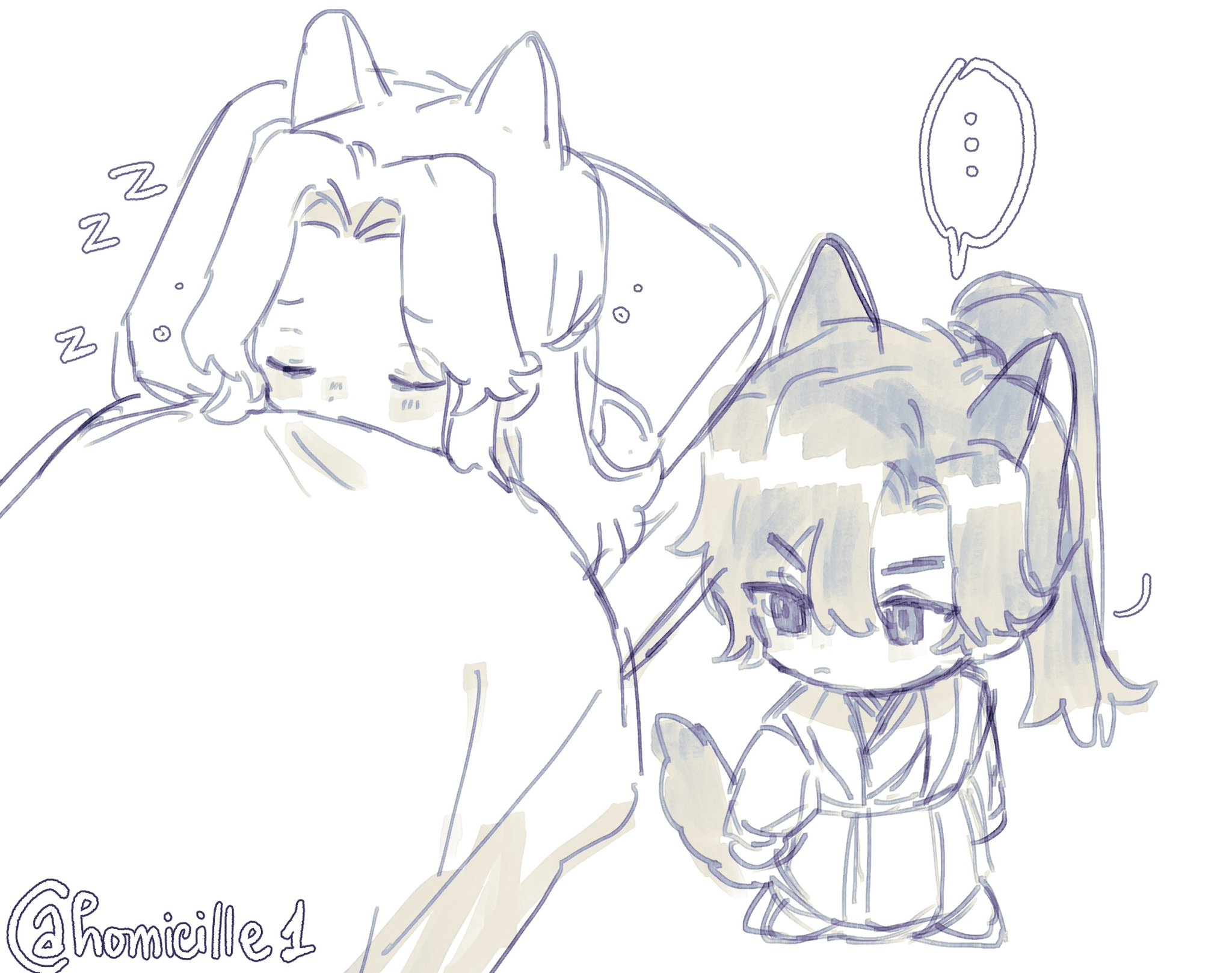 Homicille l on Twitter: "Don't kick the blanket ! 😾 #二哈和他的白猫师尊 #2ha https://t.co/tnau718SOV ...
