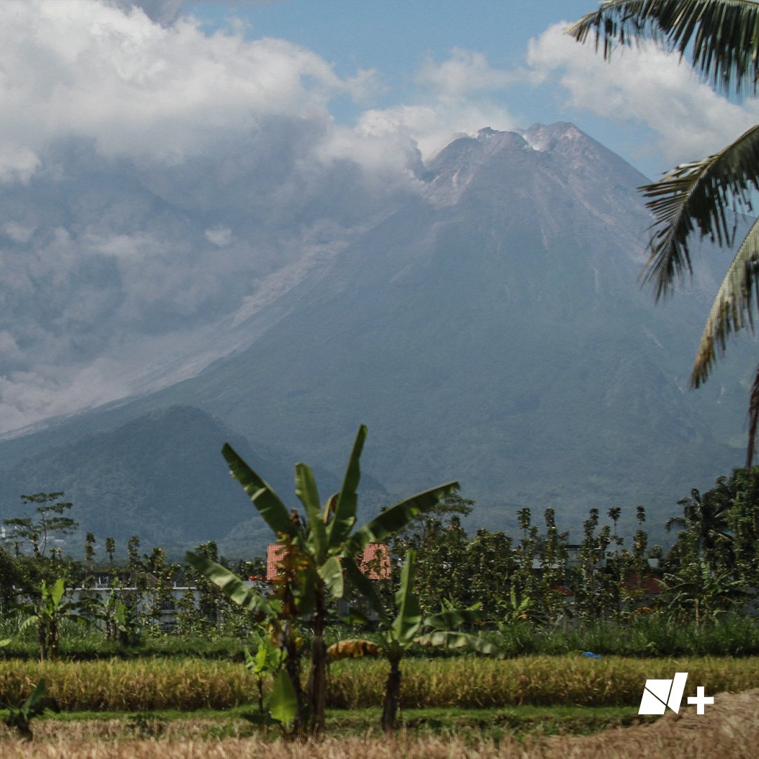 Este sábado hizo erupción el monte Merapi en Indonesia, uno de los ...