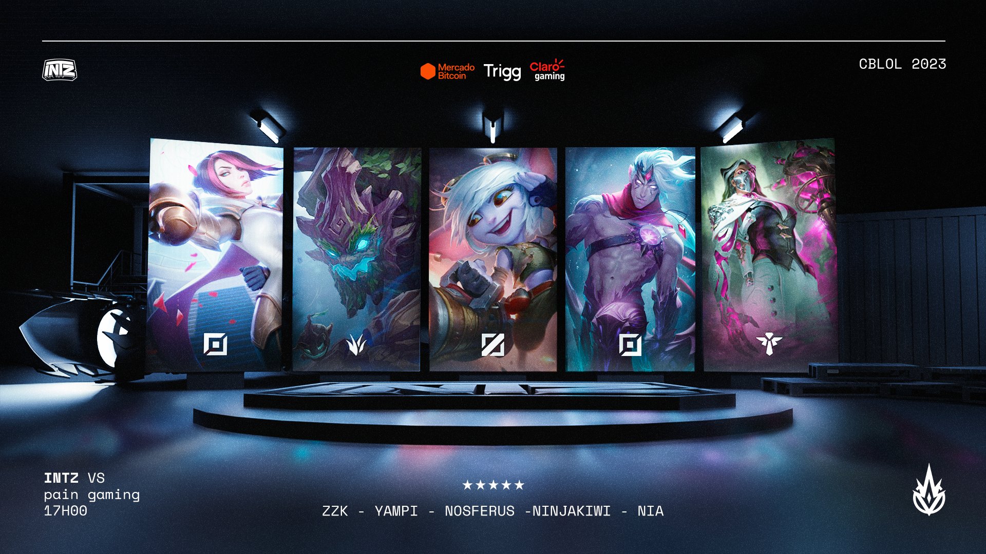 INTZ on Twitter: "DRAFT FEITO! gostaram? #GoINTZ #CBLOL https://t.co/9IwtH8opUM" / Twitter