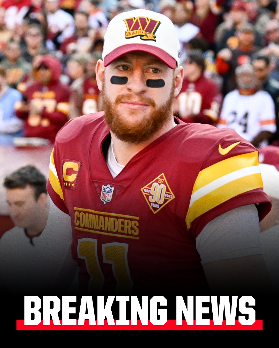 ESPN on Twitter: "Breaking: Carson Wentz has been released by the Commanders, the team announced ...