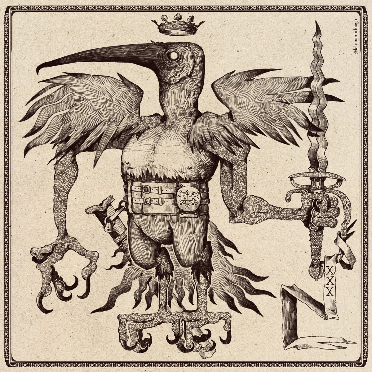 「Solar and Lunar knights. I've been more active on my sketchb」Thiago ...